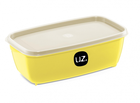 TAPER MULTIUSO RECT. 1,5L AMARILLO CLARO DE PLASTICO UZ225-AMC (SW ...