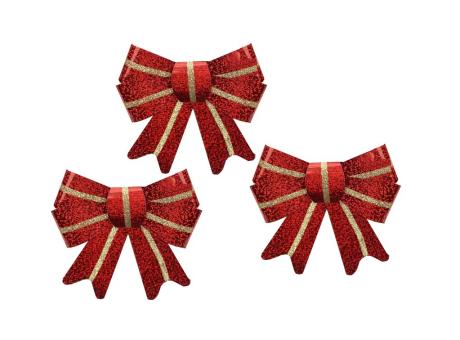 ADORNO DE NAVIDAD MOÑO ROJO C3 - Sansei