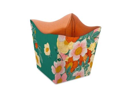 CACHEPOT PQ POTE 11 12 DECOR VERDE FLORAL - Sansei