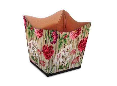 CACHEPOT GRD POTE 15 DECOR JARDIN FLORAL - Sansei
