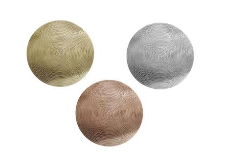 INDIVIDUAL CIRCULAR POR UNIDAD COLORES METALICOS 38X38 168164 - Sansei