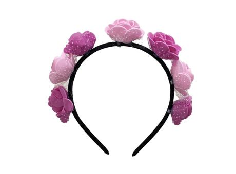 VINCHA FLOR ROSADO - Sansei