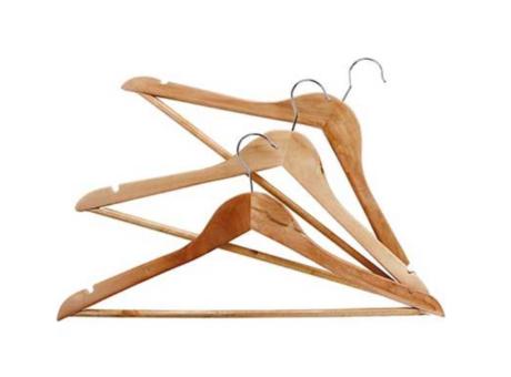 PERCHA DE MADERA 3 PIEZAS YJ-445 - Sansei