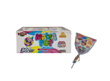 PALETA MALVA POP CANDY MALVAVISCO 12X30 - Sansei