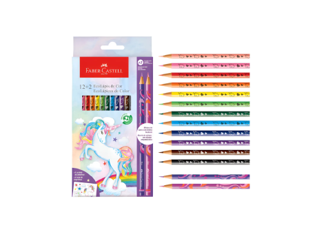 ECOLAPICES COL. UNICORNIO 12+2 EFECTO MEZCLADO - Sansei