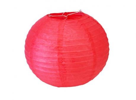 GLOBO CHINO DE PAPEL (25CM) ROJO - Sansei