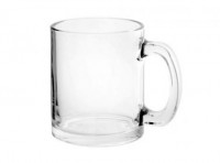 CHOPERA DE VIDRIO CLARO SUBLIMABLE 10OZ - Sansei